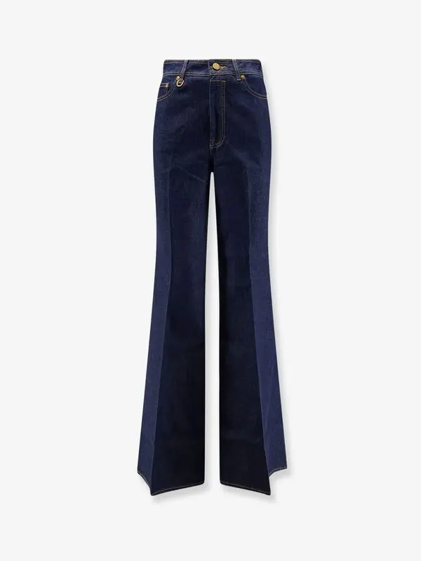 Zimmermann Cotton Denim Flare Jeans