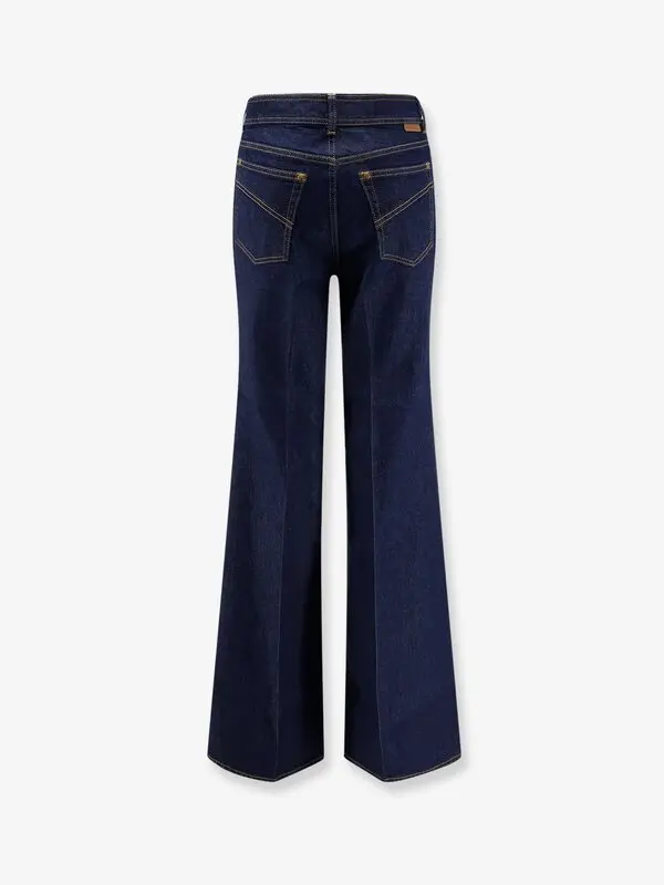 Zimmermann Cotton Denim Flare Jeans
