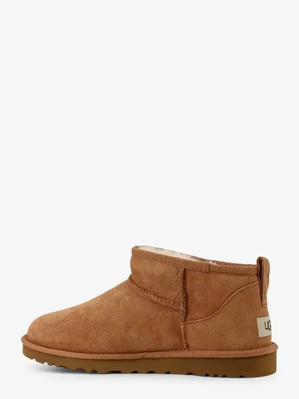 UGG Classic Ultra Mini Suede Ankle Boots - Brown