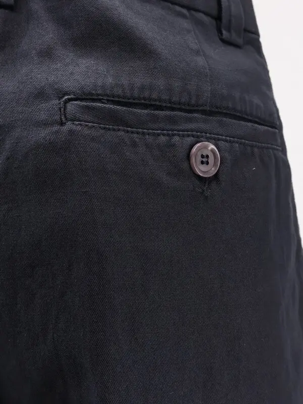 Aspesi Cotton And Linen Shorts