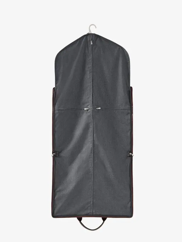 Brunello Cucinelli Technical Fabric And Leather Gart Bag