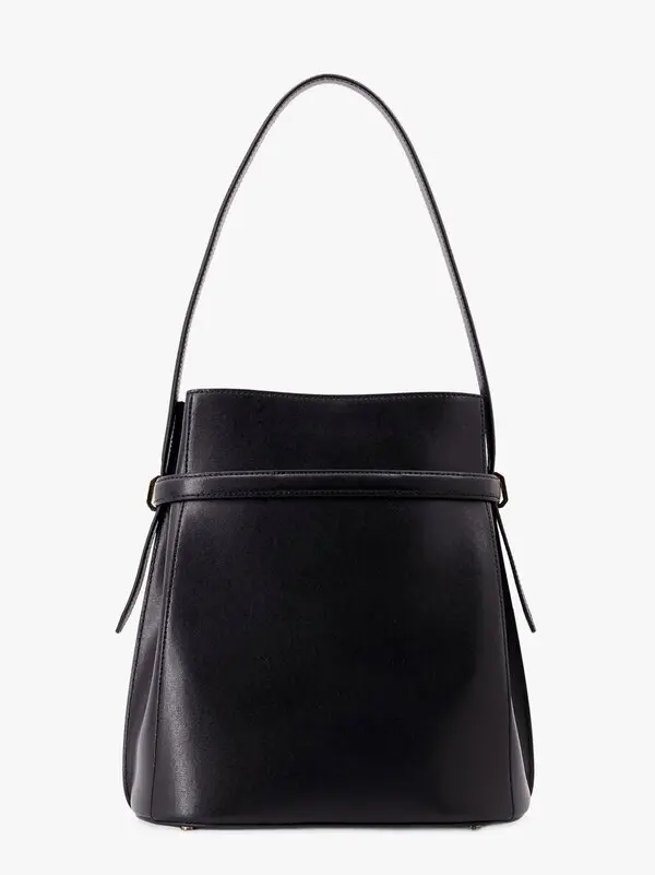 TOTEME Belted Leather Bucket Bag