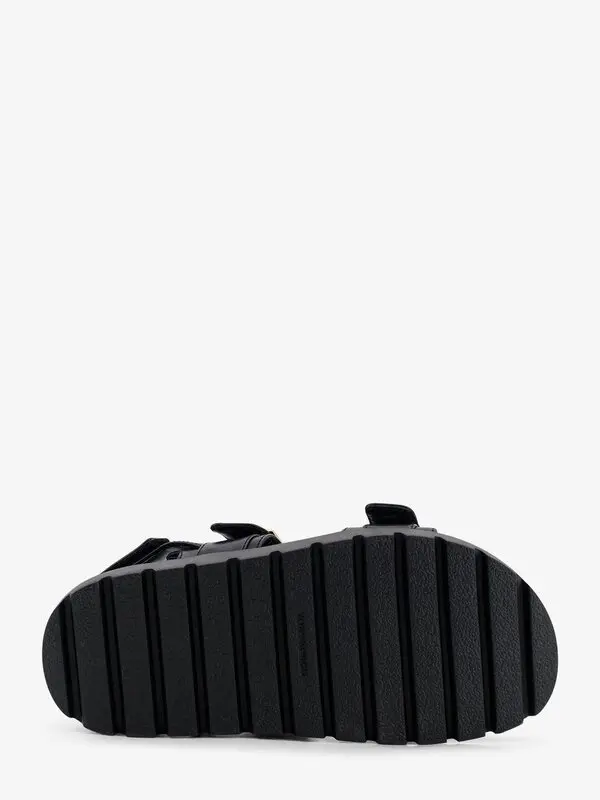 Tory Burch Mellow Leather Sandals With Metal Logo