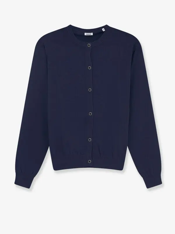 Aspesi Cotton Cardigan - Blue