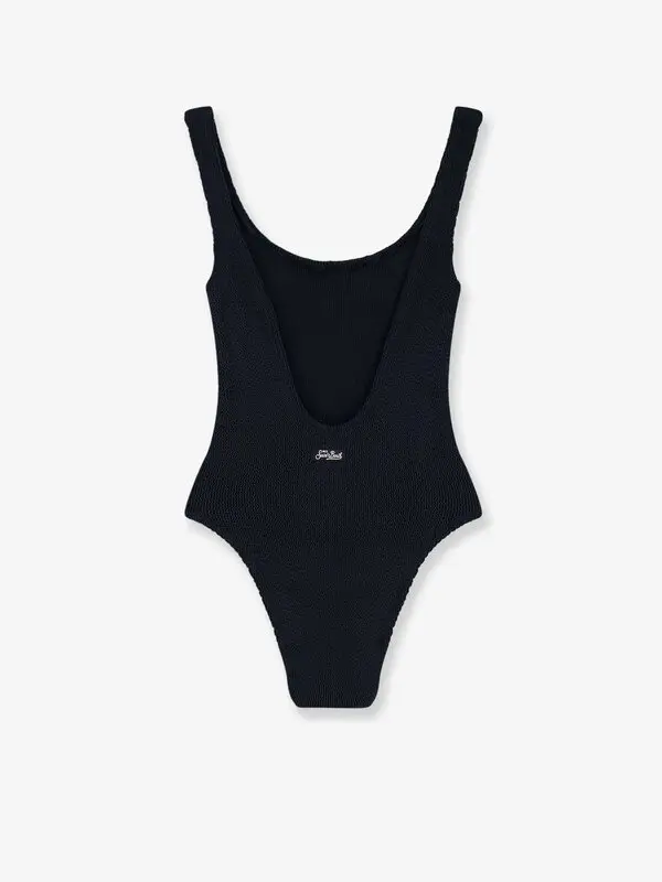 MC2 SAINT BARTH Lora Crinkle One-piece Swimsuit