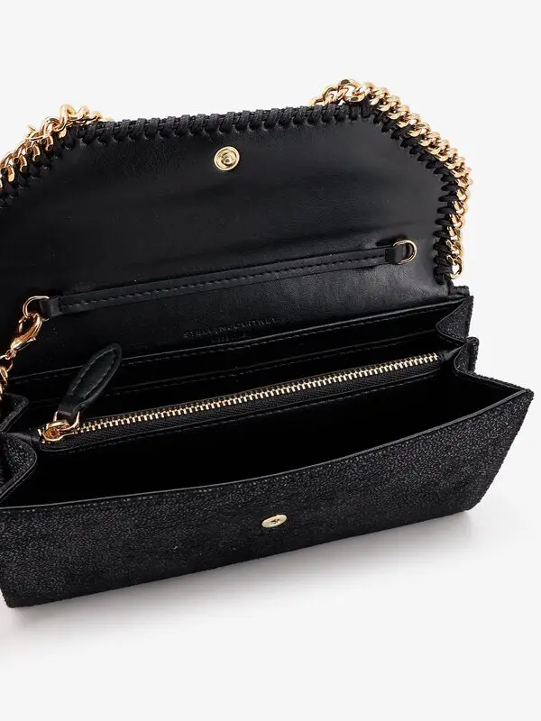 Stella McCartney Falabella Shaggy Deer Fabric Wallet