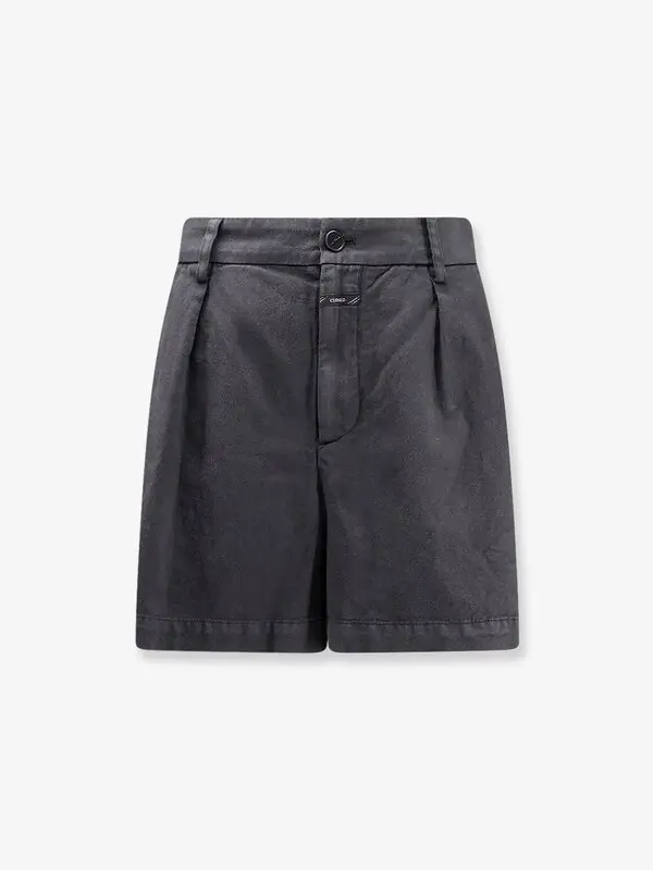 Closed Fevyl Cotton And Linen Blend Shorts
