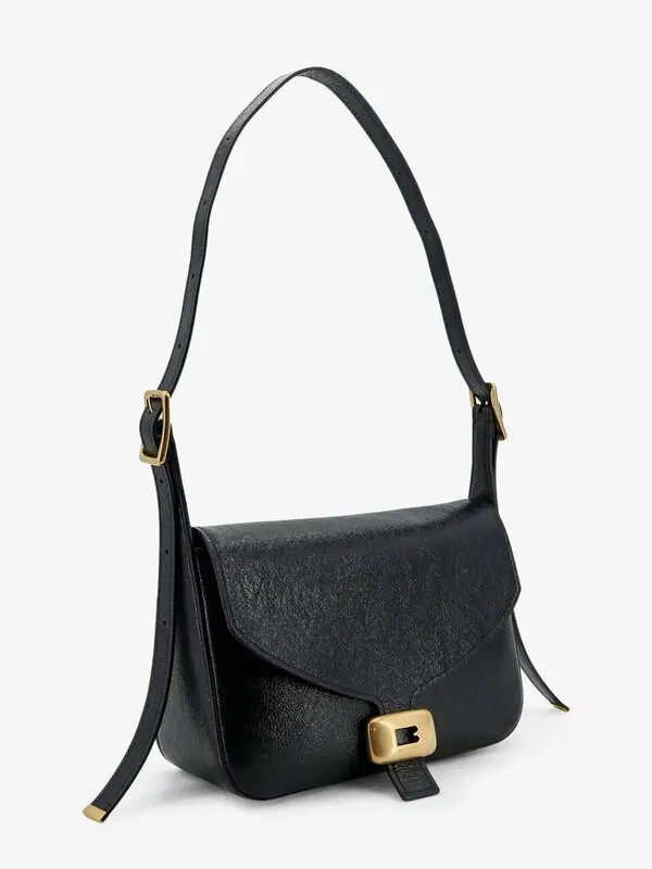 Balenciaga Arena Leather Medium Shoulder Bag - Black