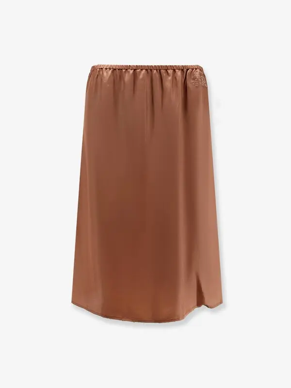 MAISON MARGIELA Cupro Blend Midi Skirt