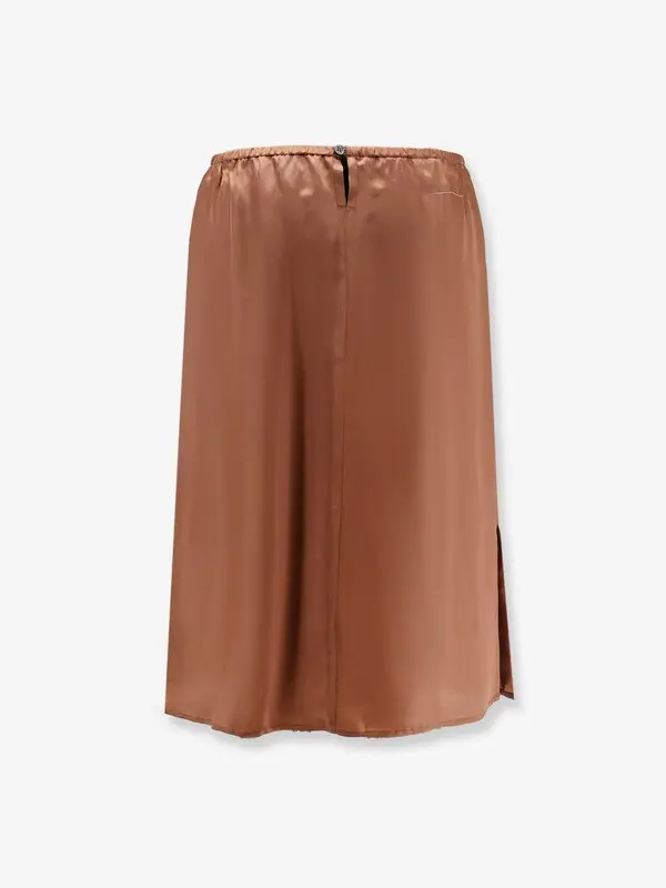 MAISON MARGIELA Cupro Blend Midi Skirt