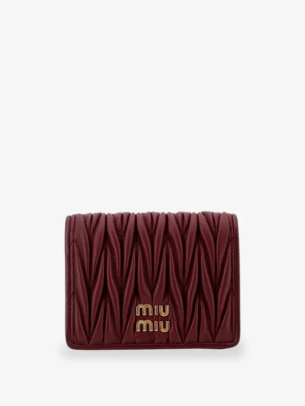 Miu Miu Quilted Leather Wallet