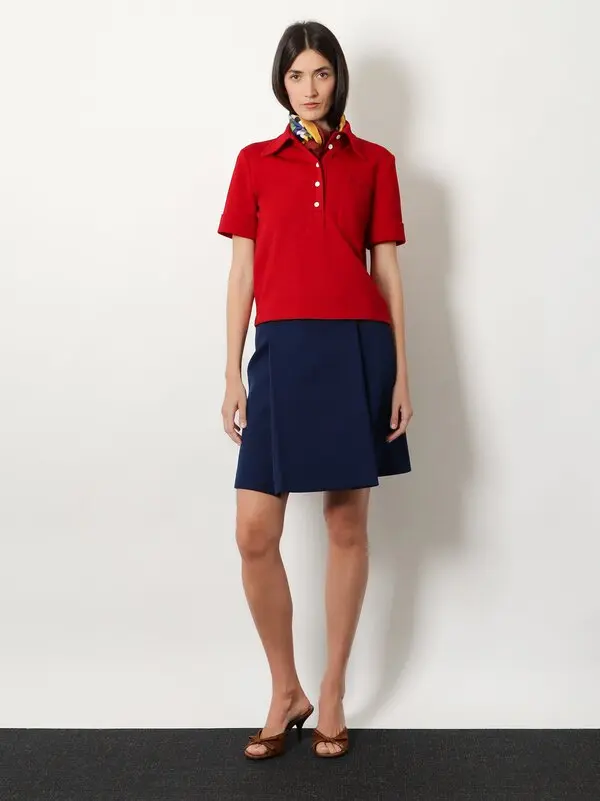 Miu Miu Skirt With Pleats