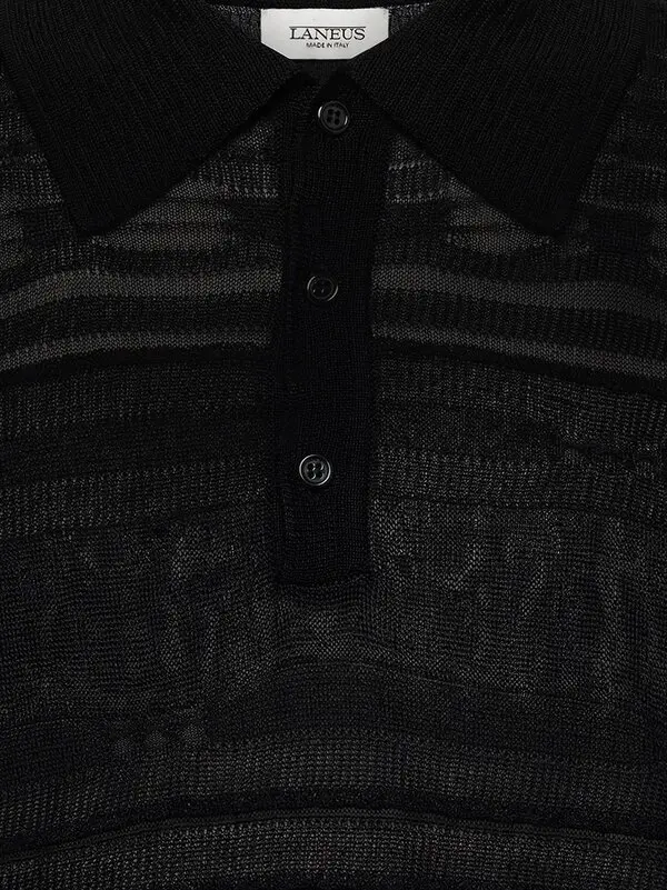 LANEUS Cotton Polo Shirt