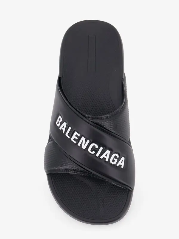 Balenciaga Sporty Pool Slides