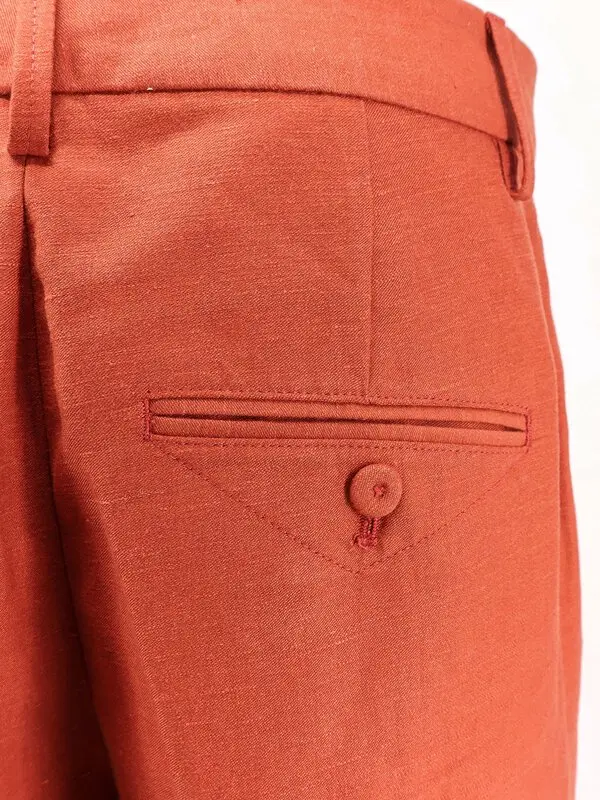 Closed Jurdy Cotton And Linen Trousers