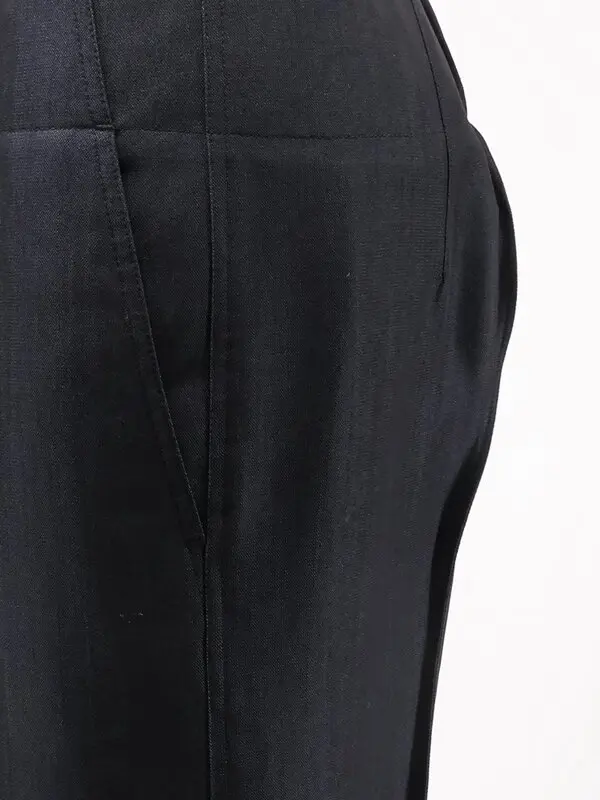 Seafarer Nancy Virgin Wool And Silk Trousers