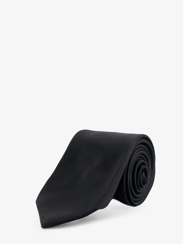 Kiton Silk Tie - Black