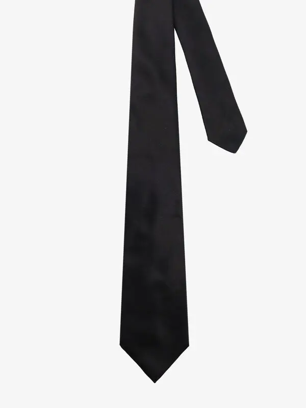 Kiton Silk Tie - Black