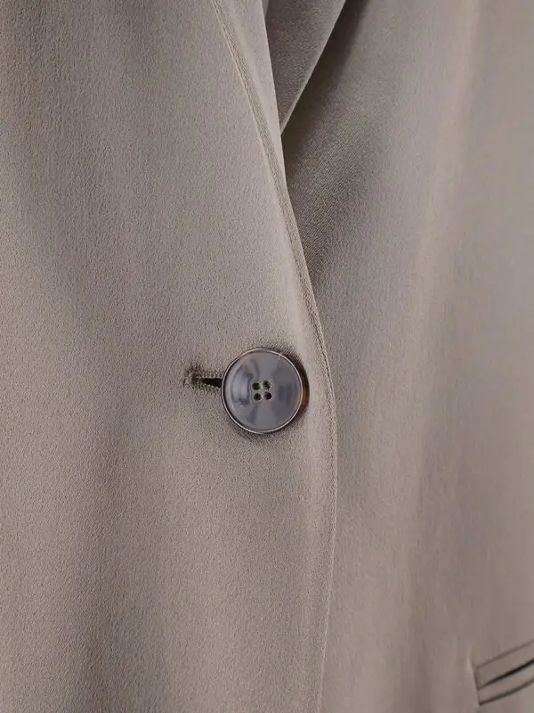 ALYSI Single-breasted Satin Blazer