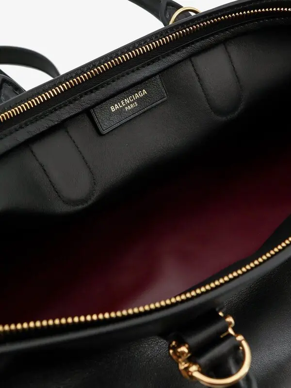 Balenciaga Bolero Bowling Medium Leather Bag