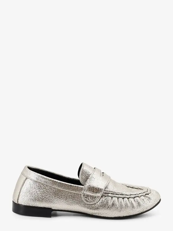 SEMELLE Laminated Leather Loafers