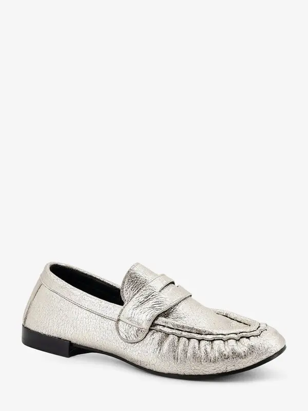 SEMELLE Laminated Leather Loafers