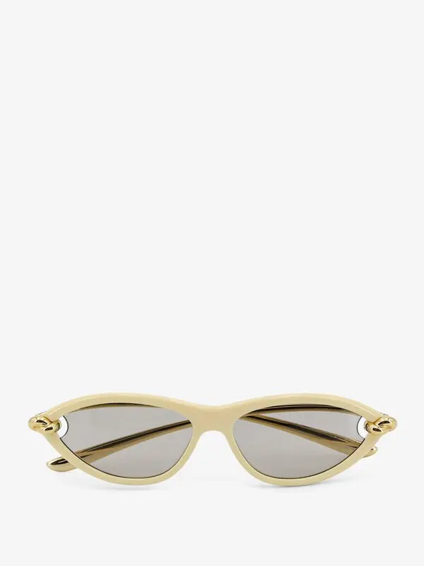 Bottega Veneta Knot Cat-eye Sunglasses - Beige