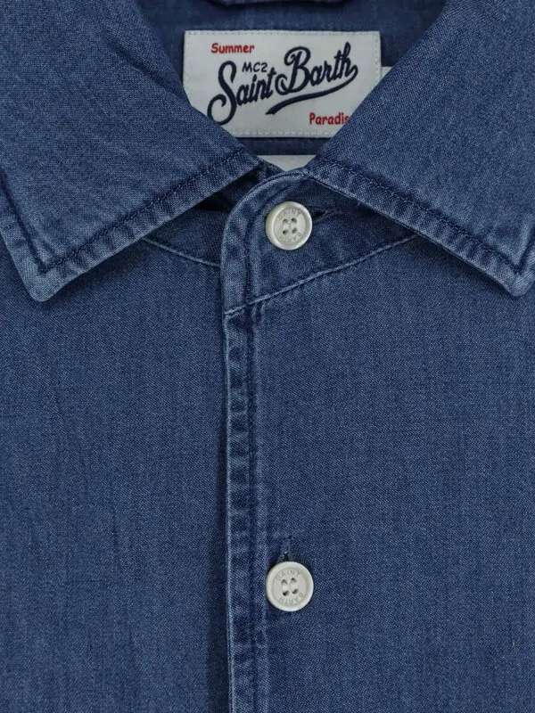 MC2 SAINT BARTH Raphael Light Denim Shirt