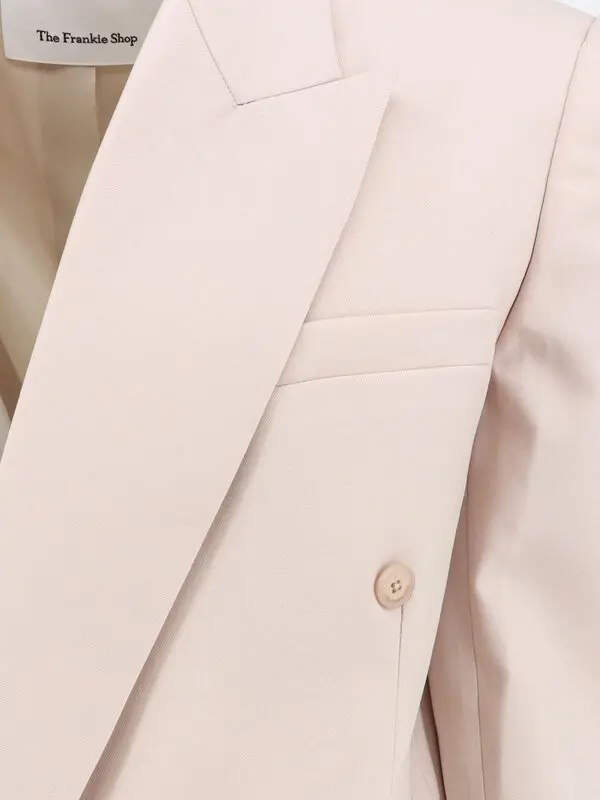 THE FRANKIE SHOP Monterey Structured Wool Blend Blazer