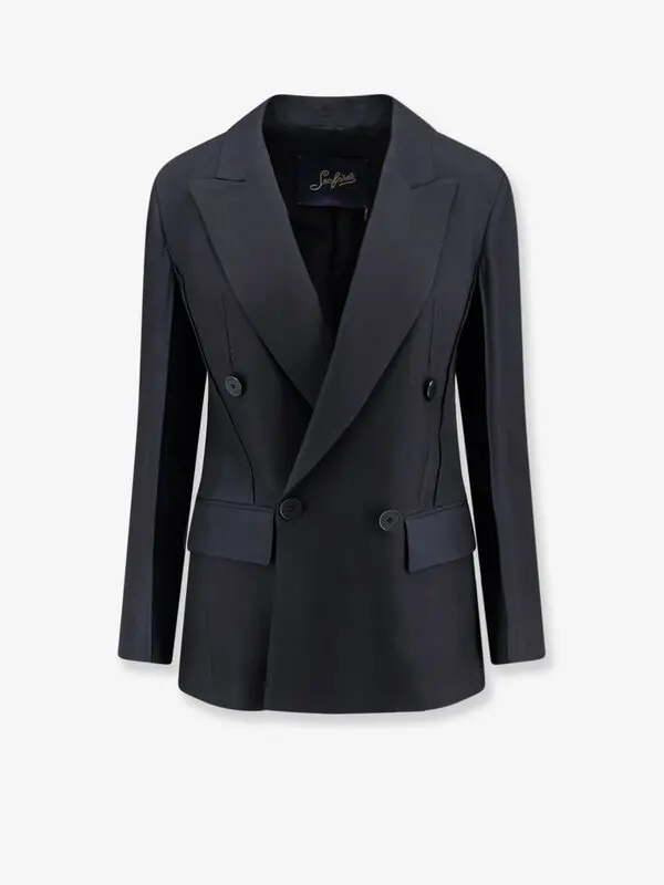 Seafarer Car Virgin Wool And Silk Blazer
