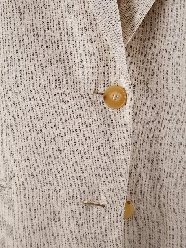 ALYSI Viscose And Linen Blazer