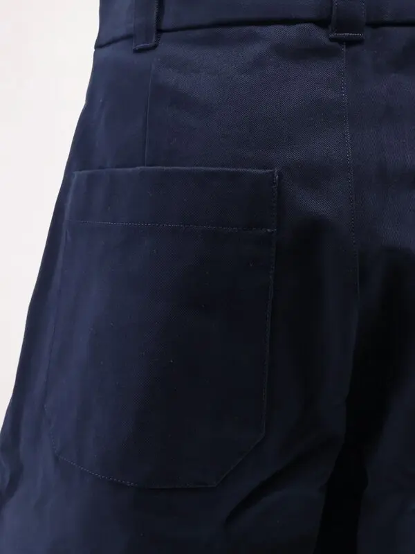 Studio Nicholson High Waist Cotton Trousers