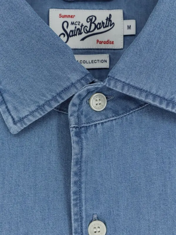 MC2 SAINT BARTH Raphael Light Denim Shirt