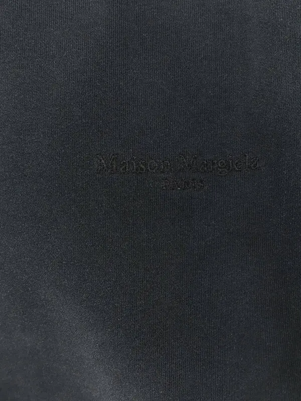 MAISON MARGIELA Cotton Sweatshirt With Front Embroidered Logo