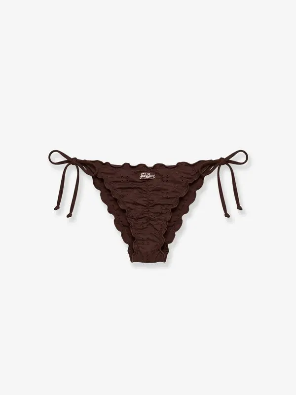 MC2 SAINT BARTH Miami Briefs With All-over Embroidery