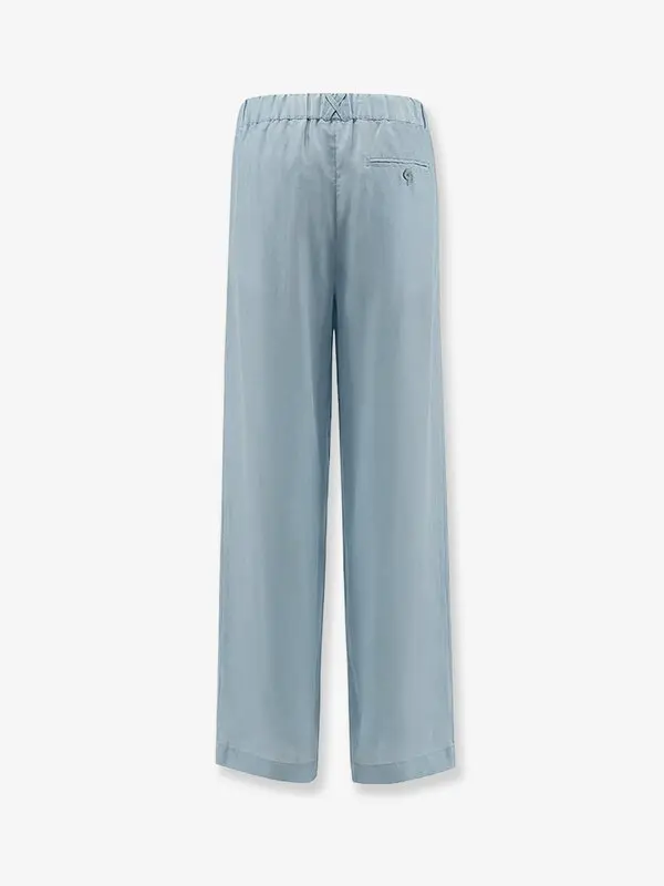 SEMICOUTURE Cotton And Silk Trousers