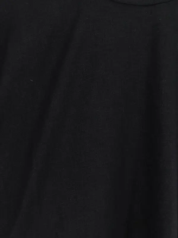 HEVO Ripalta Linen And Viscose Blend T-shirt - Black