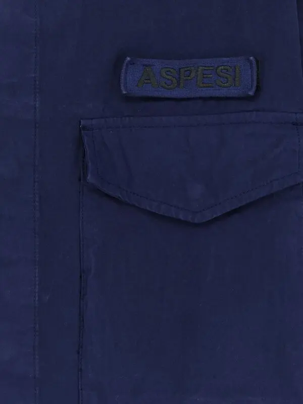Aspesi Field "lived" Fabric Shirt