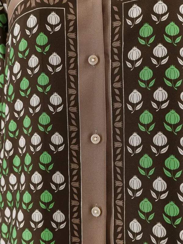 Tory Burch Multicolor Silk Shirt