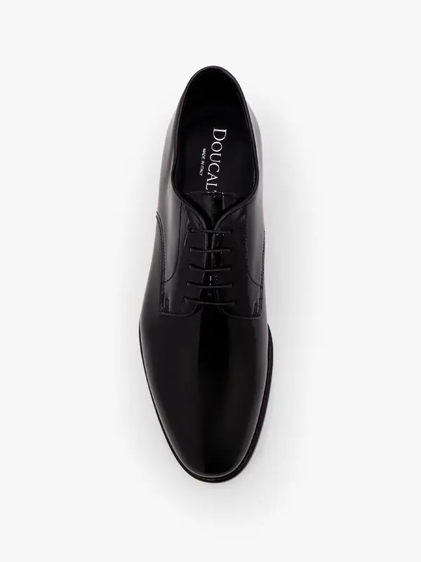 DOUCAL'S Lace-up Patent Leather Shoe