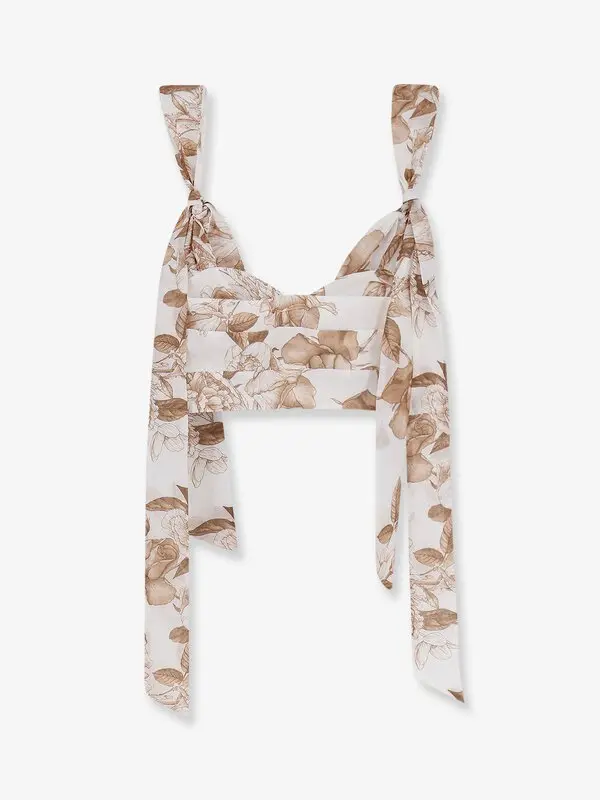 LAVI Seraphina Cotton Crop Top