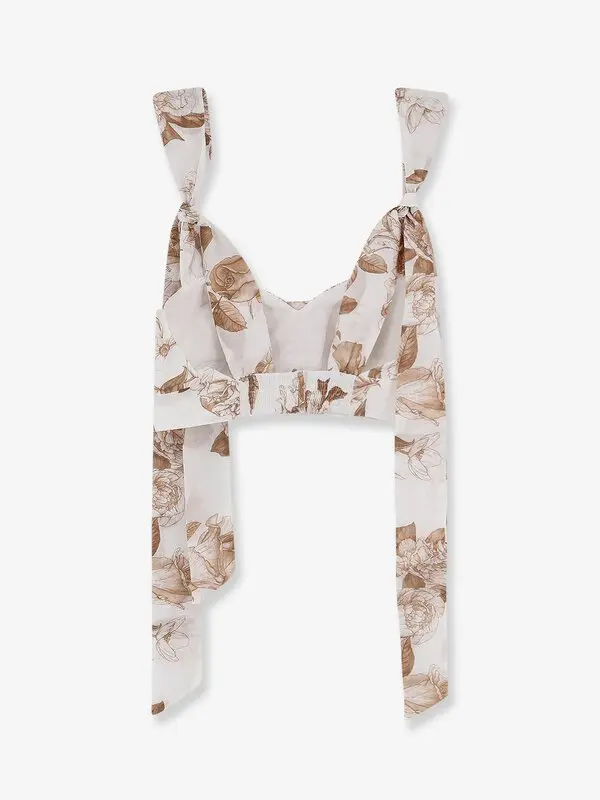 LAVI Seraphina Cotton Crop Top