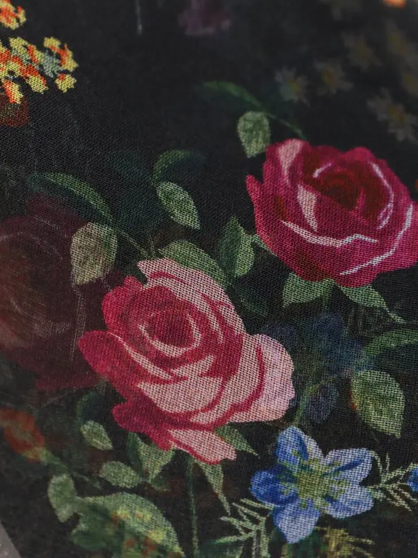 Max Mara Silk Blazer With Floral Print