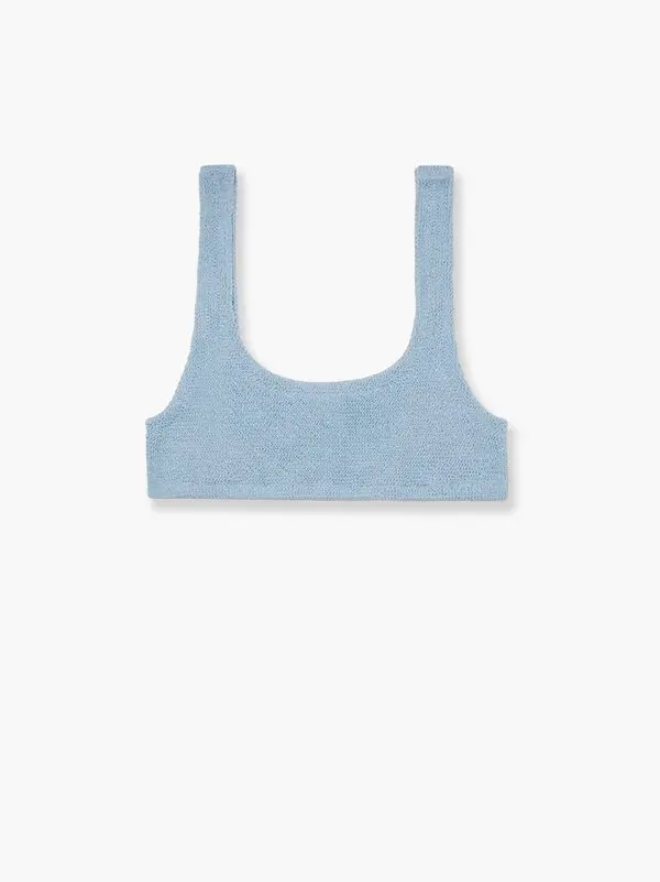 MC2 SAINT BARTH Naima Stretch Nylon Bikini Top - Blue