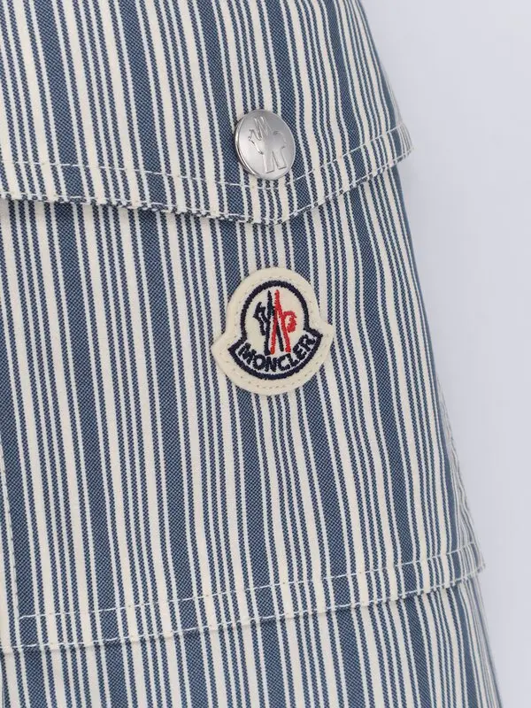 Moncler Havas Striped Cotton Jacket