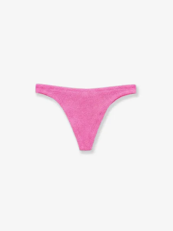 MC2 SAINT BARTH Stretch Nylon Bikini Bottom - Pink