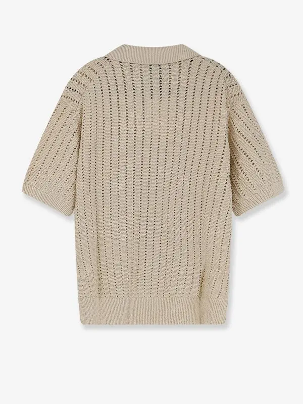DUNST Openwork Cotton Cardigan