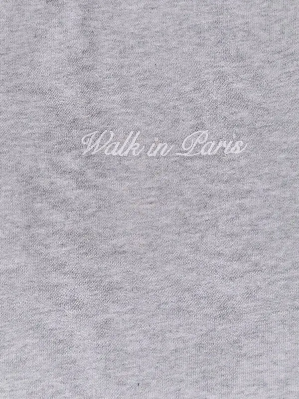 WALK IN PARIS Timeless Sweatshirt With Front Embroidered Logo