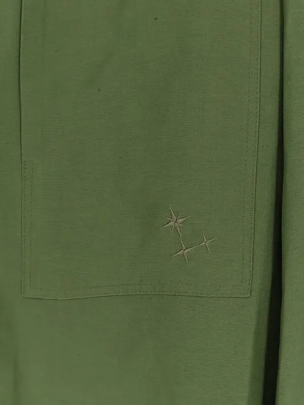 LANEUS Viscose And Linen Shirt