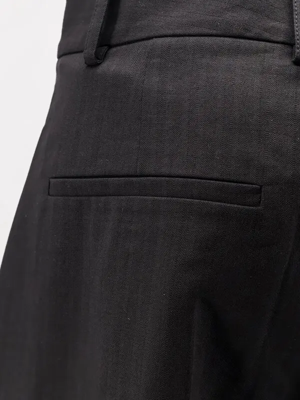Studio Nicholson Cotton And Linen Bermuda Shorts